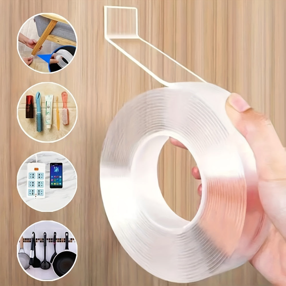 1pc Heavy-Duty Reusable Adhesive Strips