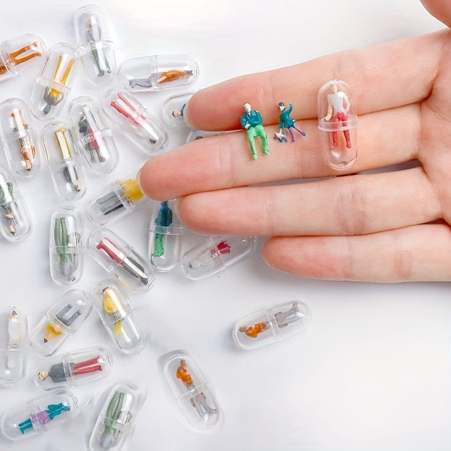 20pcs Random Transparent Capsules With Unique & Interesting Mini ...
