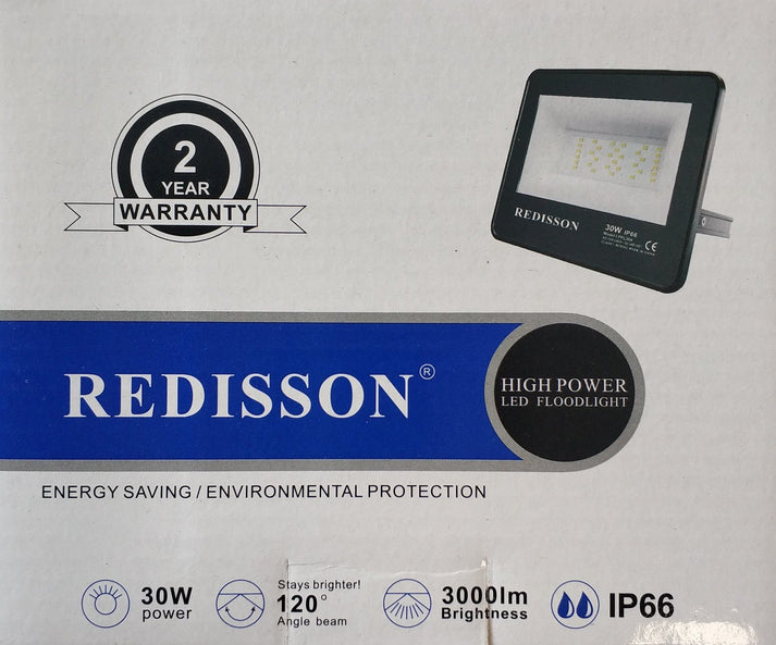 Redisson 30Watt 220v AC Outdoor LED Flood Light | Little Tokyo SA