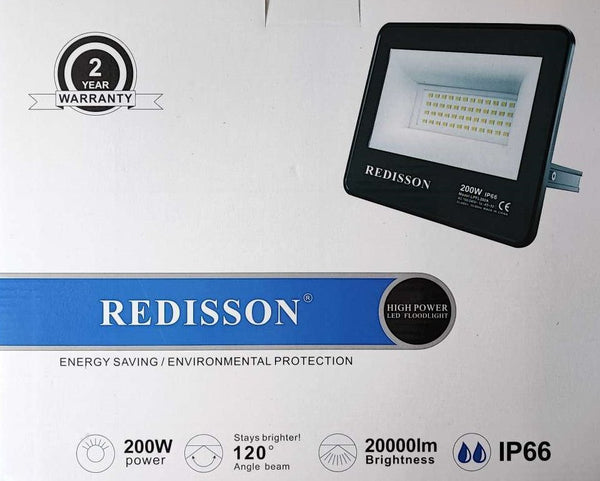 Redisson 200Watt 220v AC Outdoor LED Flood Light - High-Performance Illumination for Outdoor ...