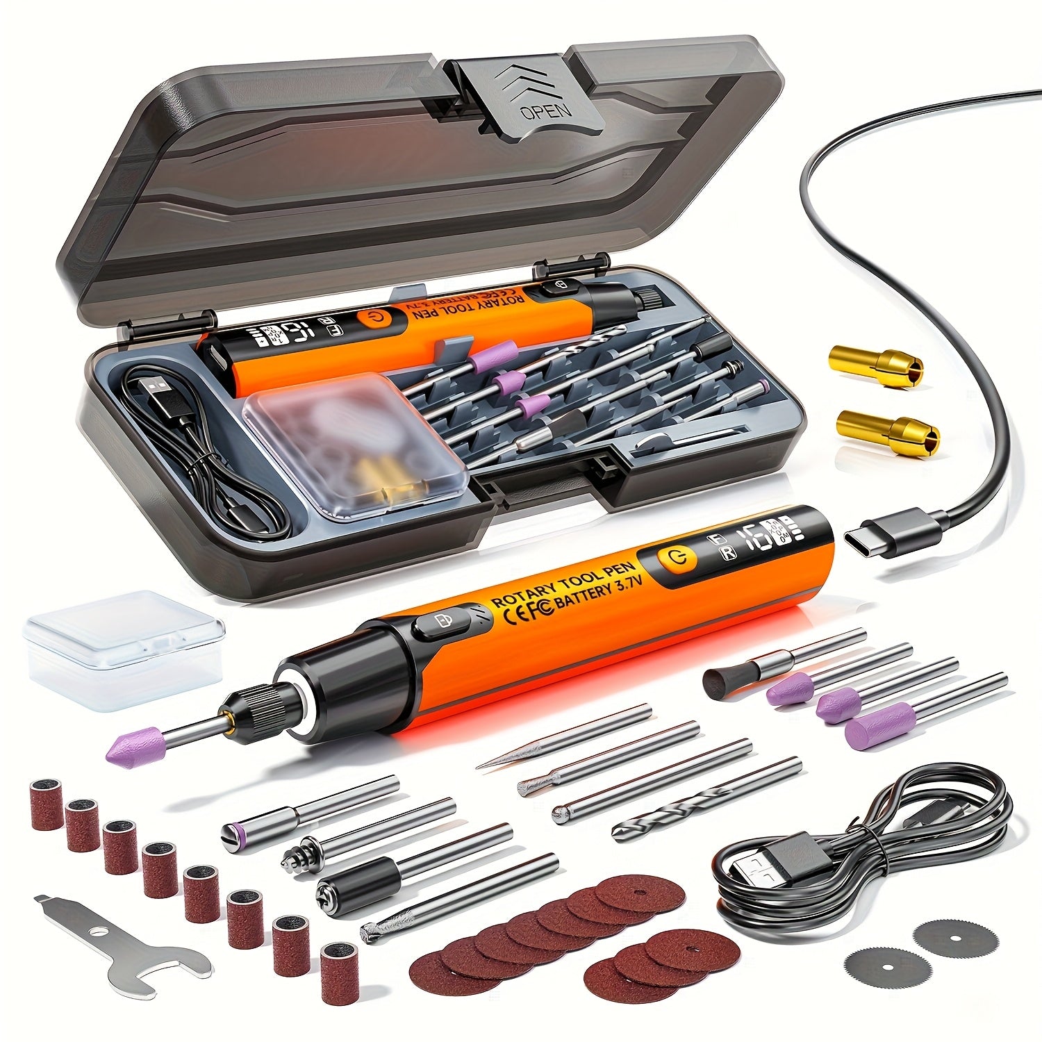 Wireless DIY 6-Speed Rotating Tool - Multifunctional Rotary Pen For All ...