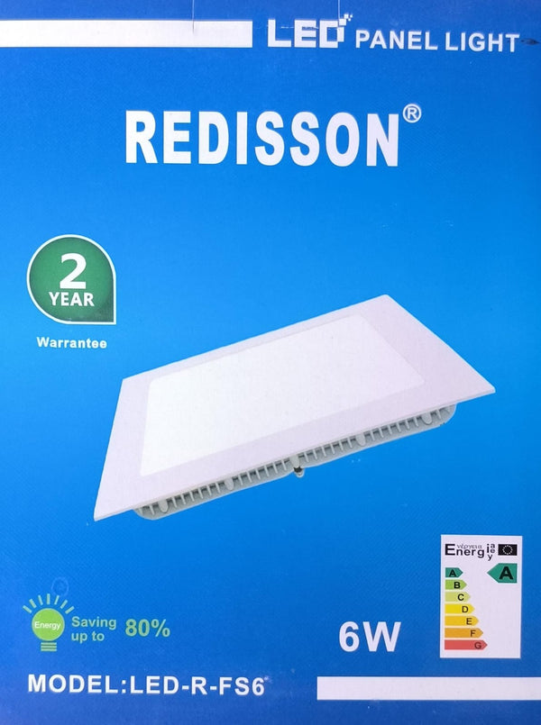 REDISSON LED-R-FS6 6W Square LED Light Panel | Little Tokyo SA