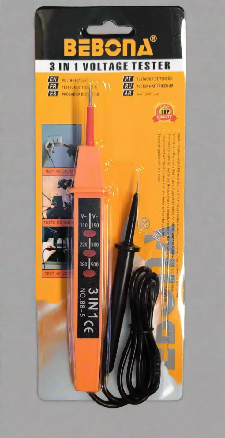 3 in 1 AC DC Voltage Test Pen Polarity Current Tester Detector | Little ...