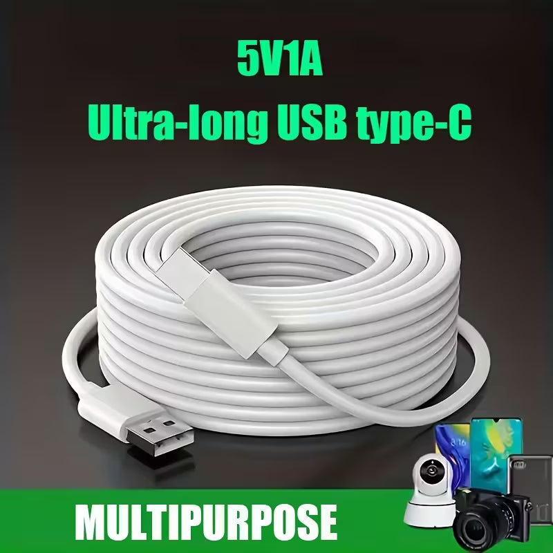 10m Extra Long Type-C USB Data Cable